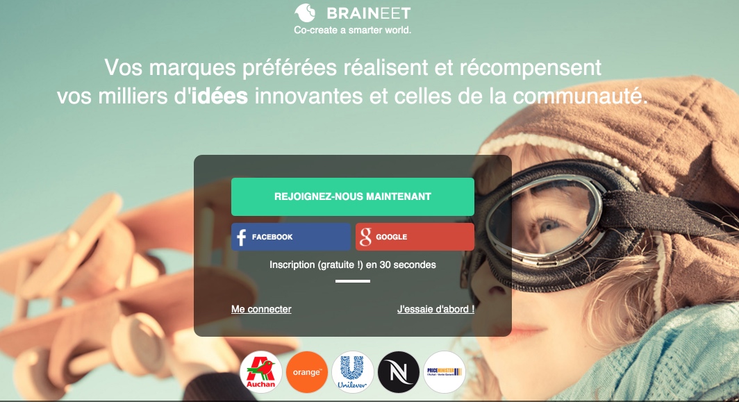 Braineet. Brainstorming et innovation entre consommateurs et marques ...