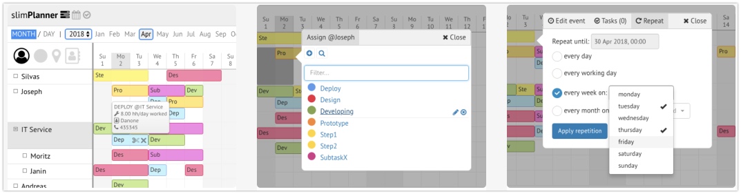 SlimPlanner. Un outil pour tout planifier en équipe - Les Outils ...